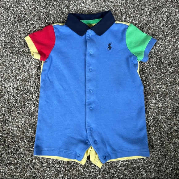Ralph Lauren | One Pieces | Ralph Lauren Infant 3 Months Baby Blue ...